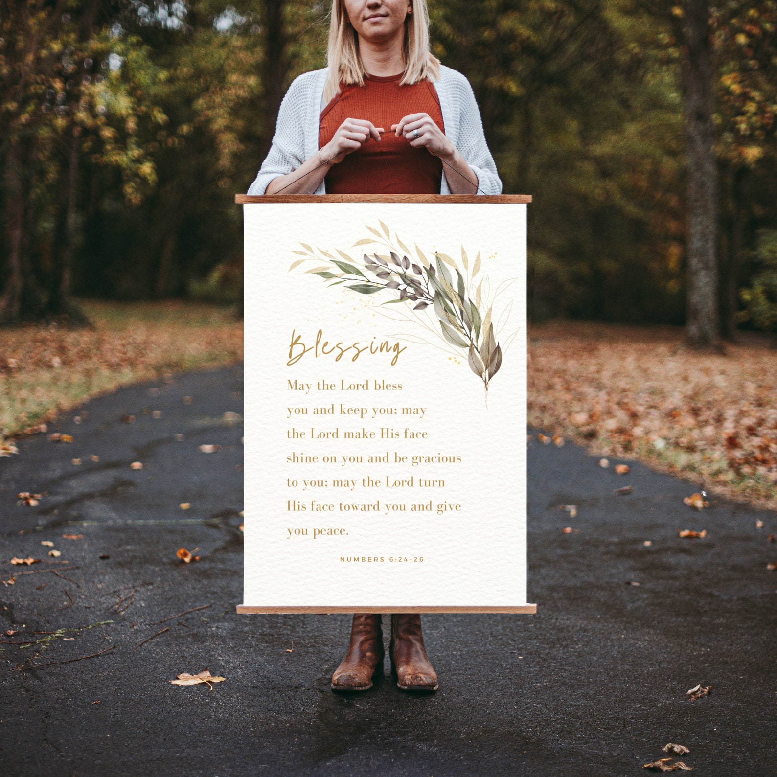 The Blessing Wall Art Prayer Printable |may the Lord Bless You and Keep ...