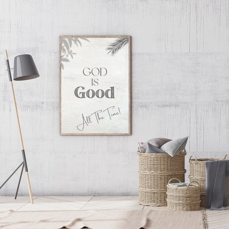 God is Good Printable | Psalm 27:13 Scripture Poster (digital Download ...