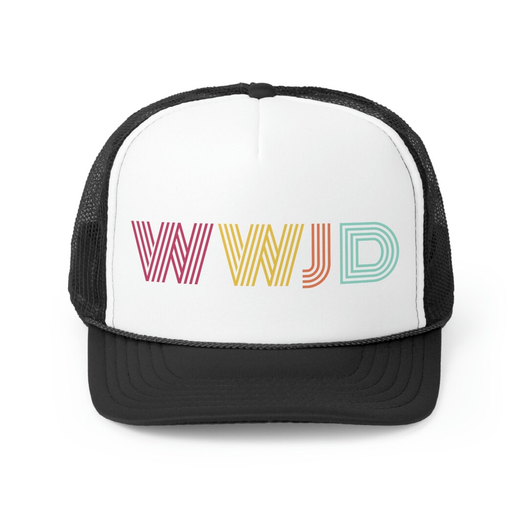 What Would Jesus Do Christian Hat Trendy Trucker Hat WWJD - Etsy
