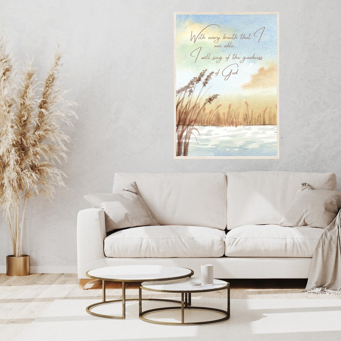 Goodness of God Psalm 27 13 Faith Printable Song Lyric - Etsy