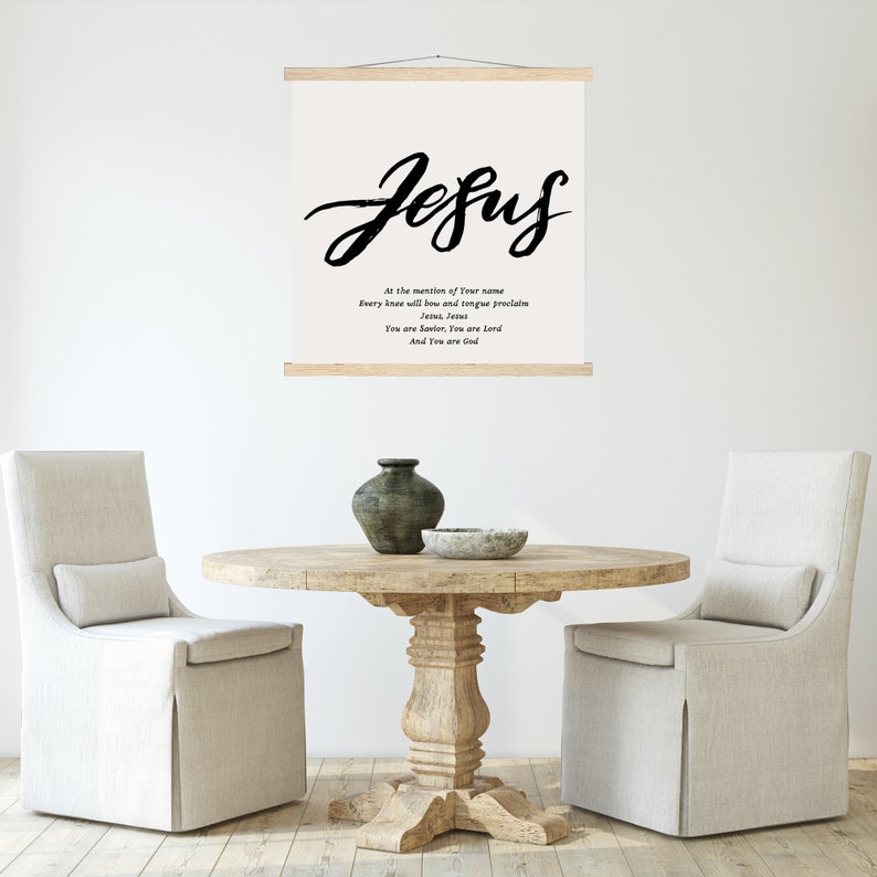Names of Jesus Faith Poster Christian Word Art Give Me - Etsy