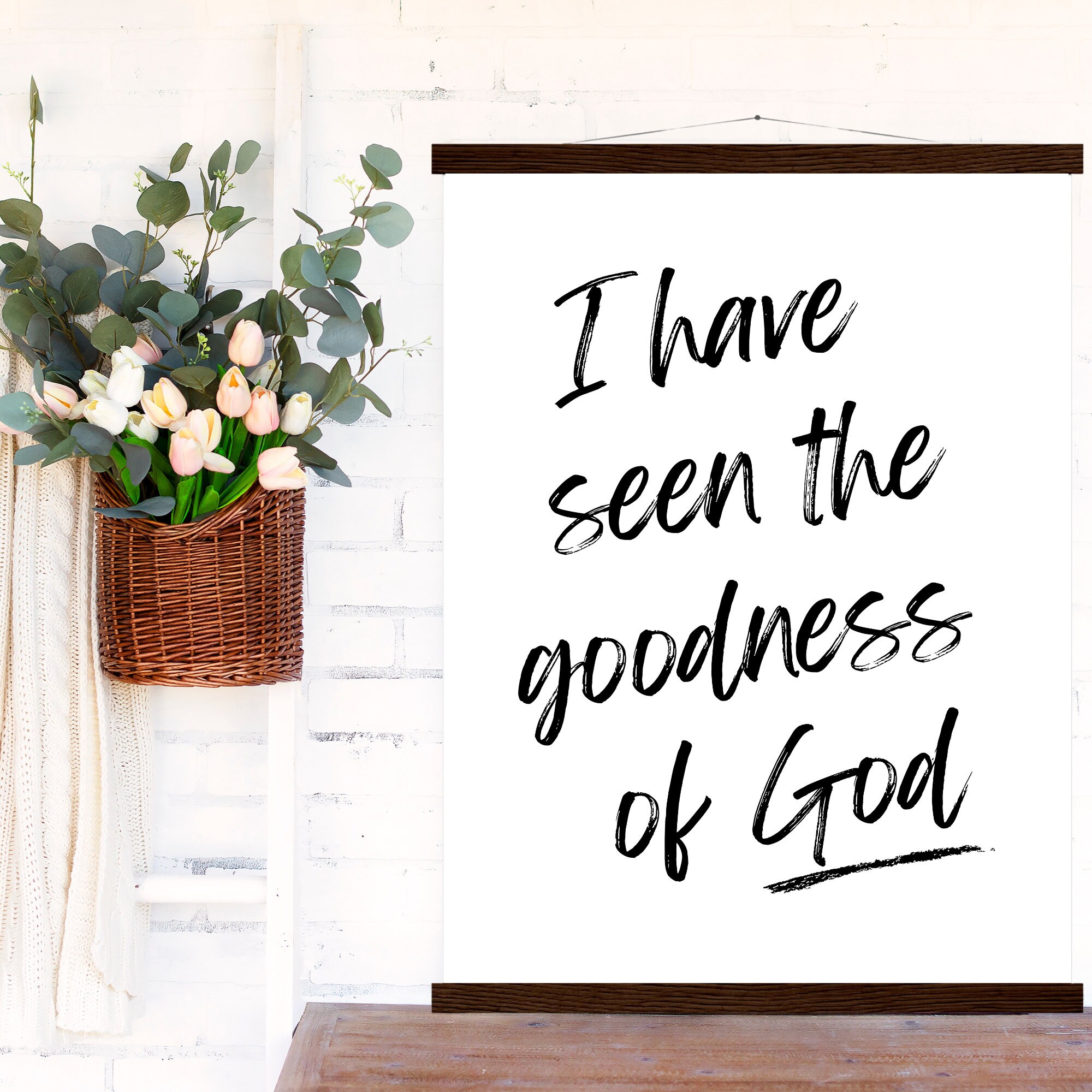 I Have Seen the Goodness of God Simple Bible Art | God is Good Song ...