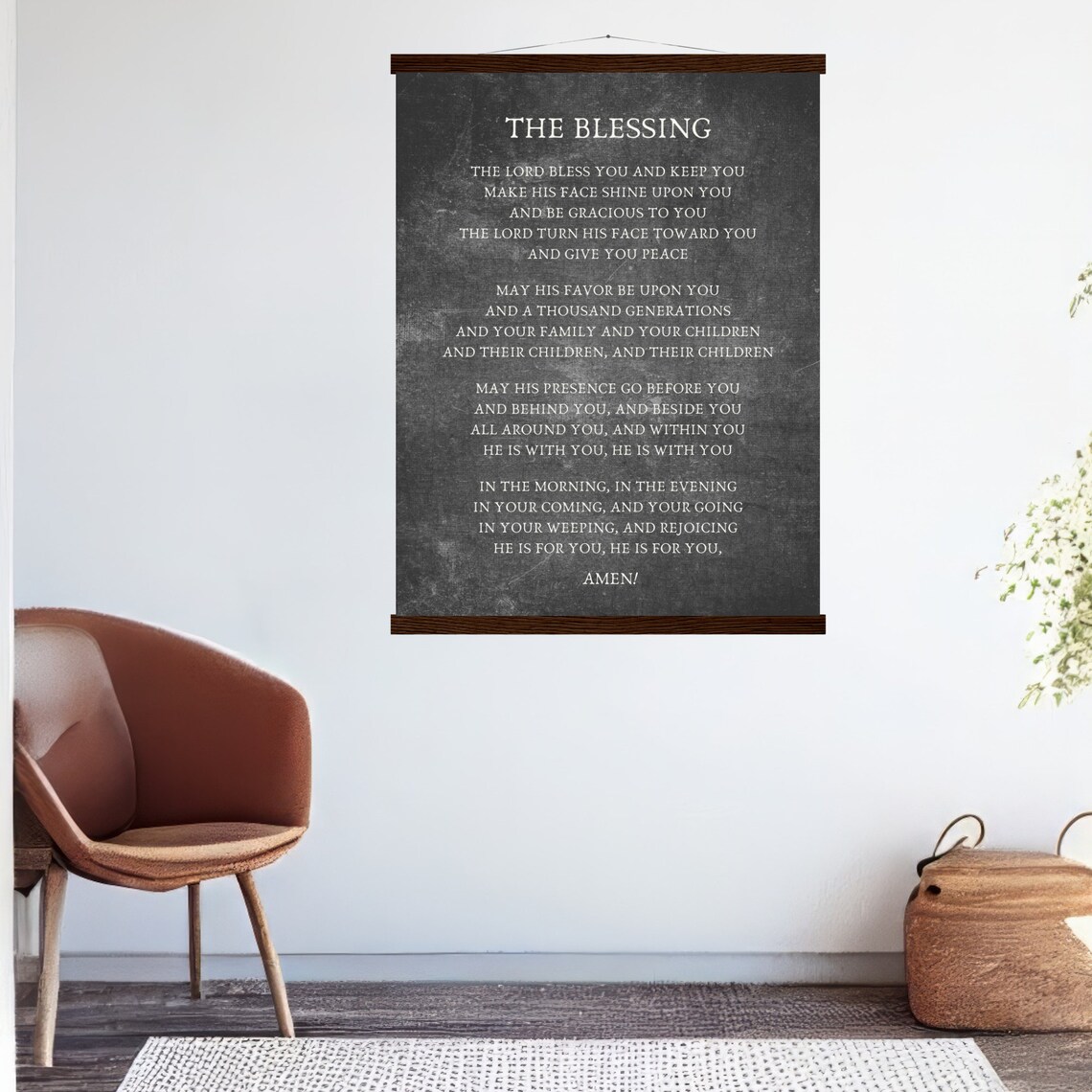 Aaronic Blessing Prayer Poster | Numbers 6:24-26 Scripture Sign - Etsy