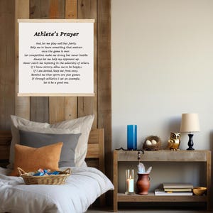 Athlete Poster Christian Sports | Prayer Poster | Christian Youth ...