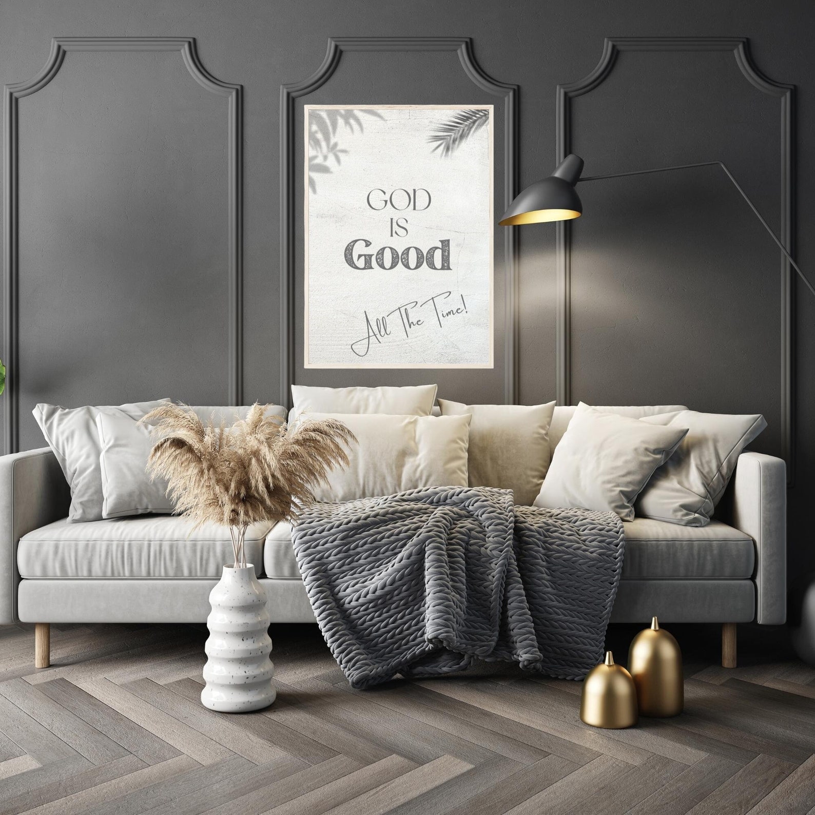 God is Good Faith Printable Psalm 27 13 Bible Verse Poster Goodness of ...