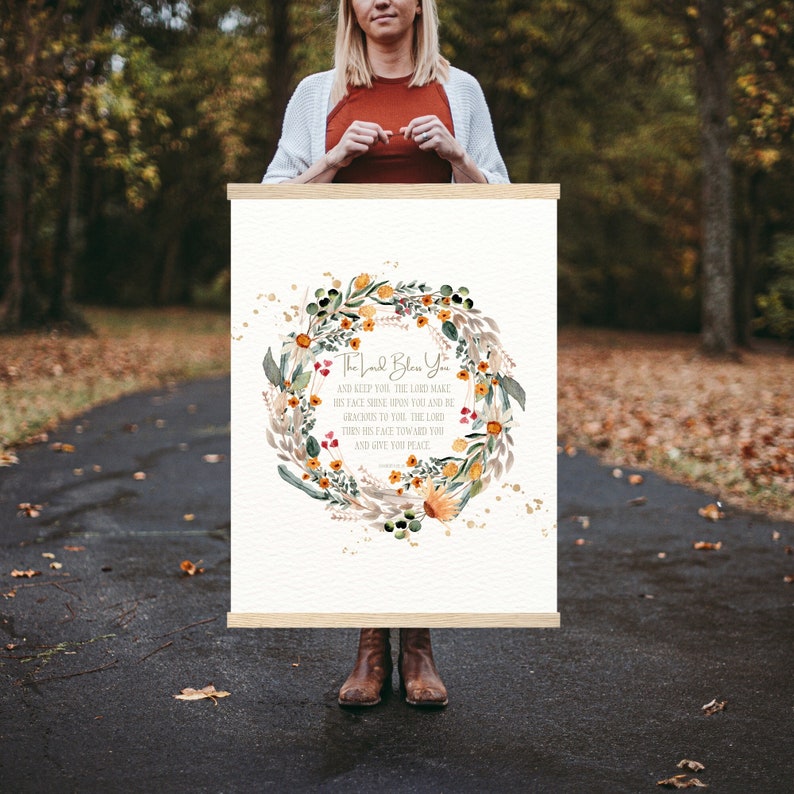 May the Lord Bless You and Keep You Sign Prayer Poster - Etsy