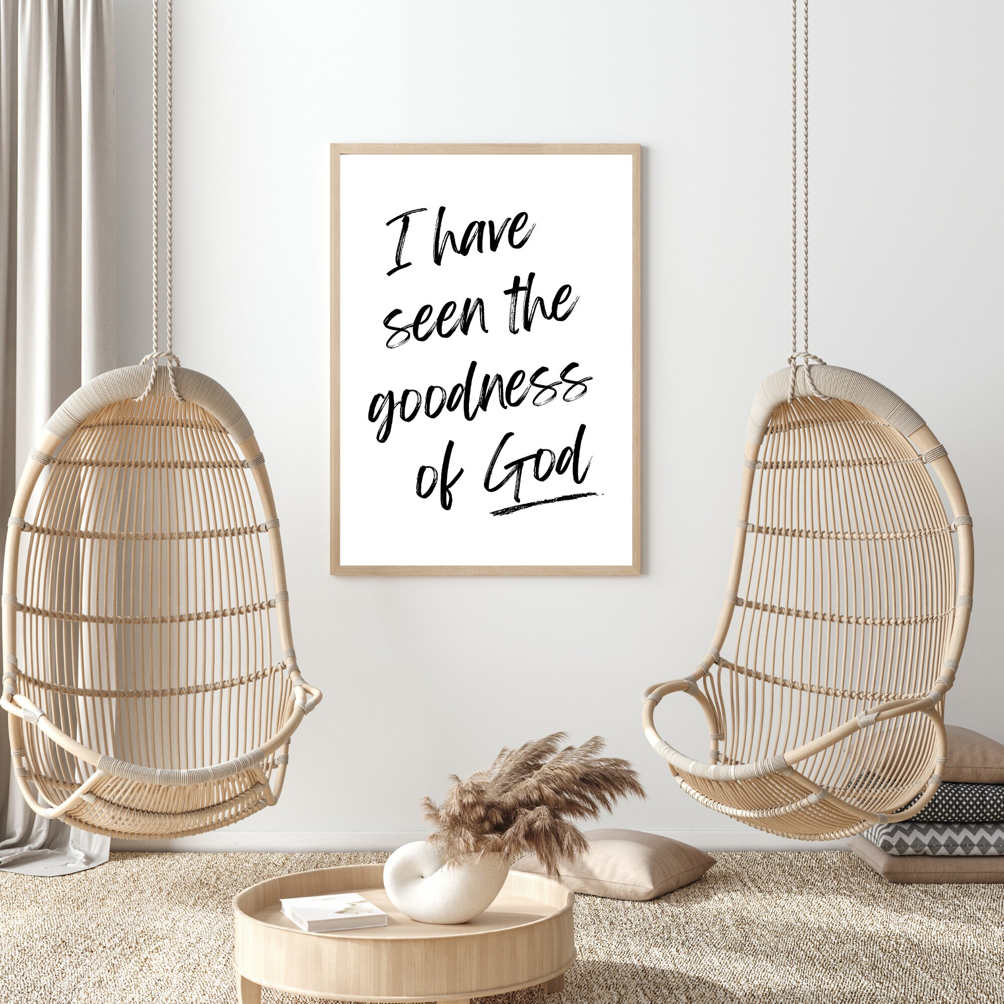 I Have Seen the Goodness of God Simple Bible Art God is Good Song Lyric ...