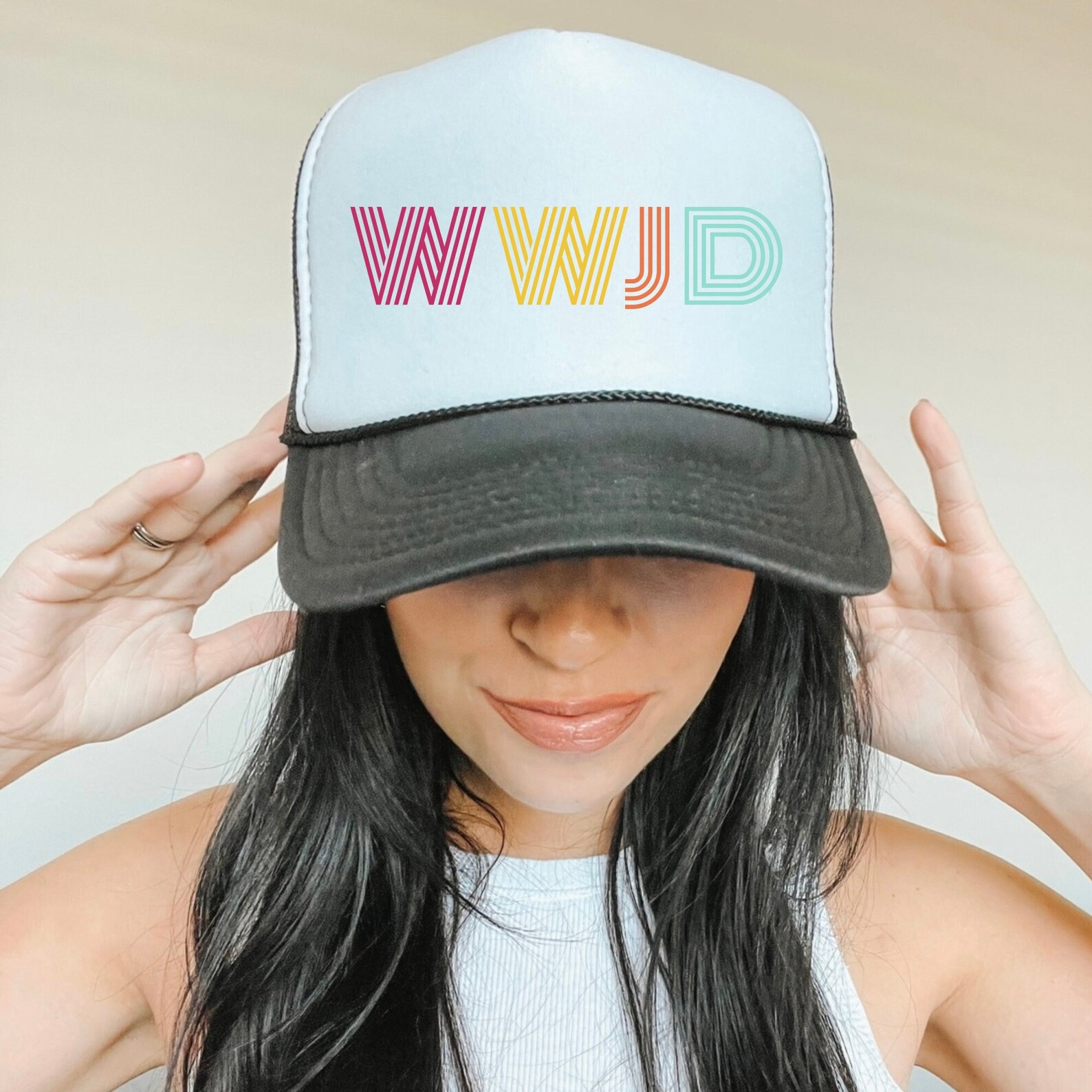 What Would Jesus Do Christian Hat Trendy Trucker Hat WWJD - Etsy