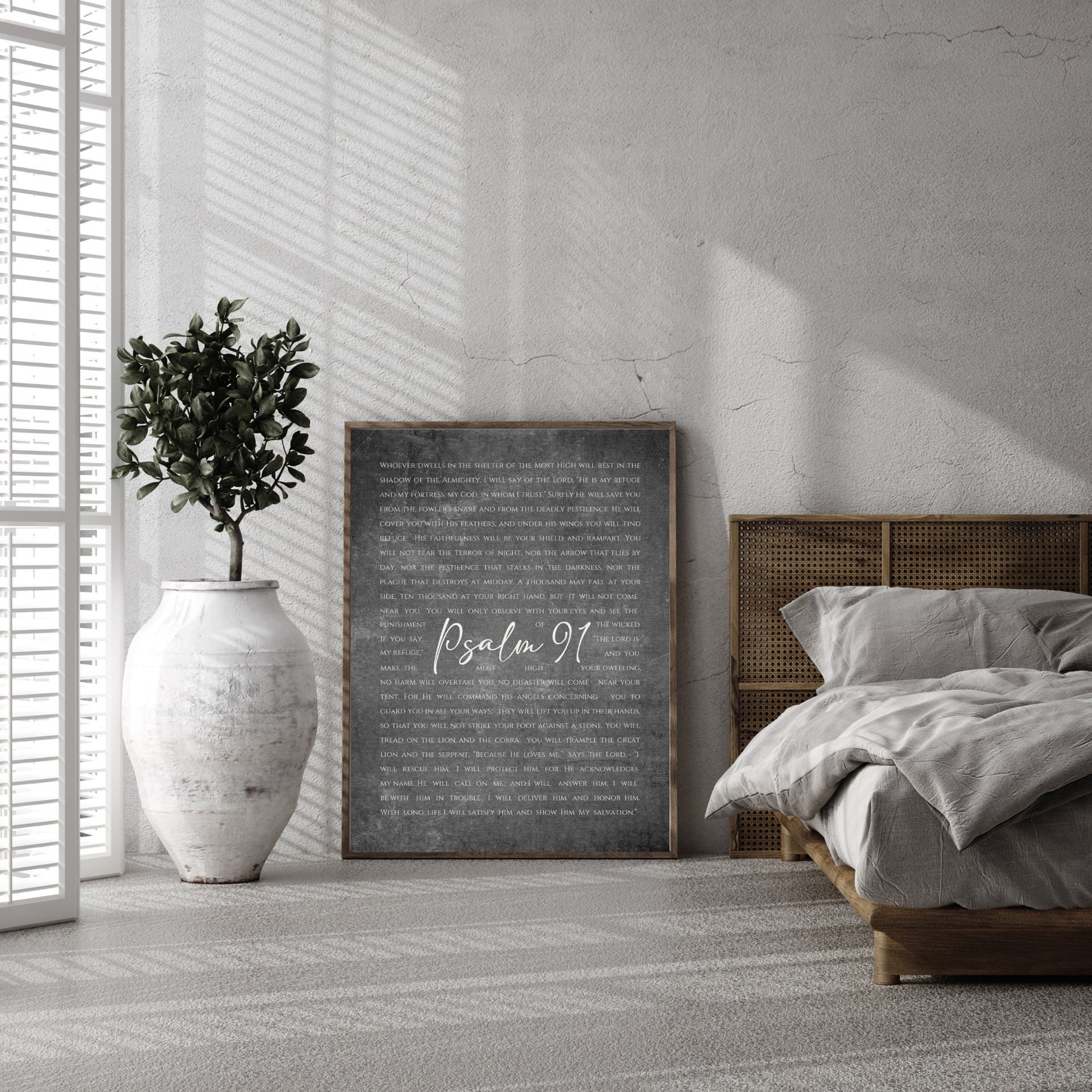 Psalm 91 Wall Art Psalms 91 Print Psalm Wall Artbible Verse - Etsy