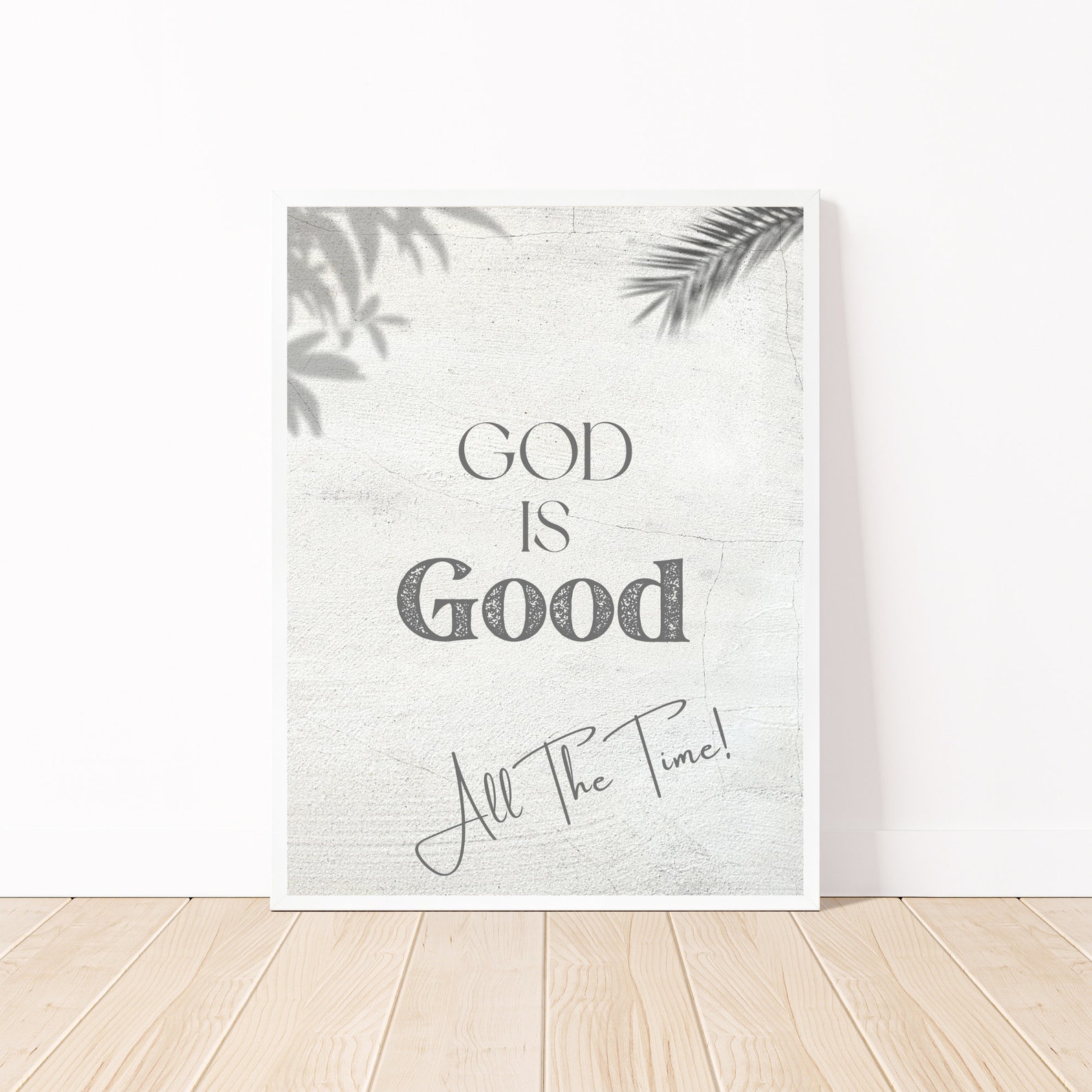 God is Good Faith Printable Psalm 27 13 Bible Verse Poster - Etsy