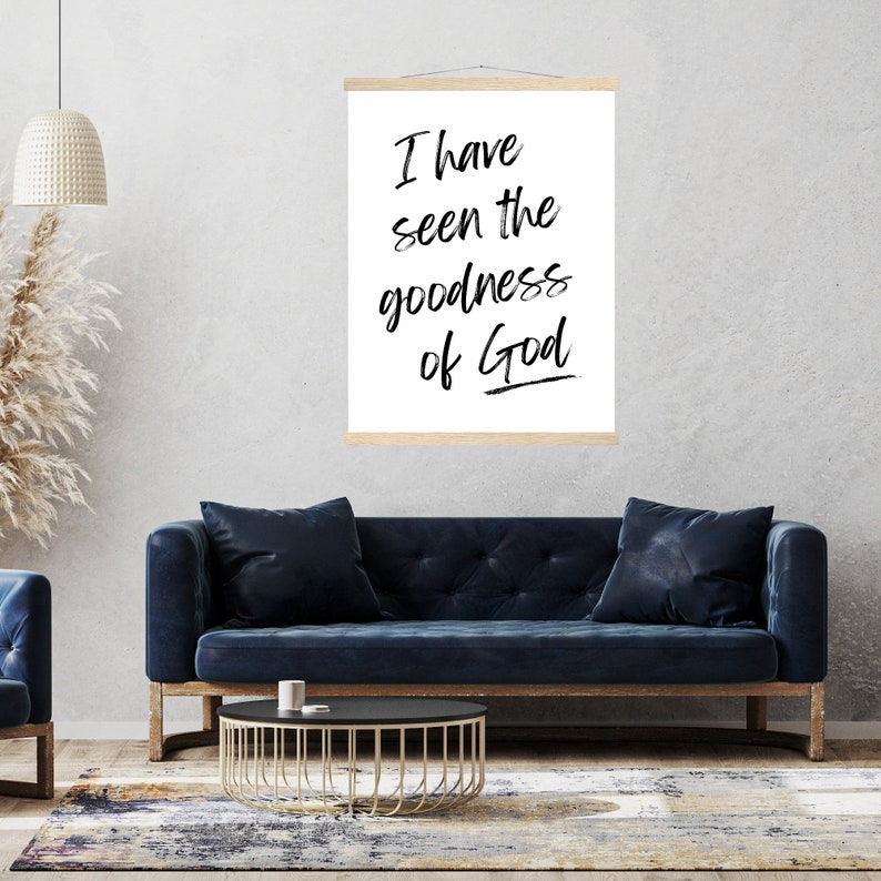 I Have Seen the Goodness of God Simple Bible Art God is Good - Etsy