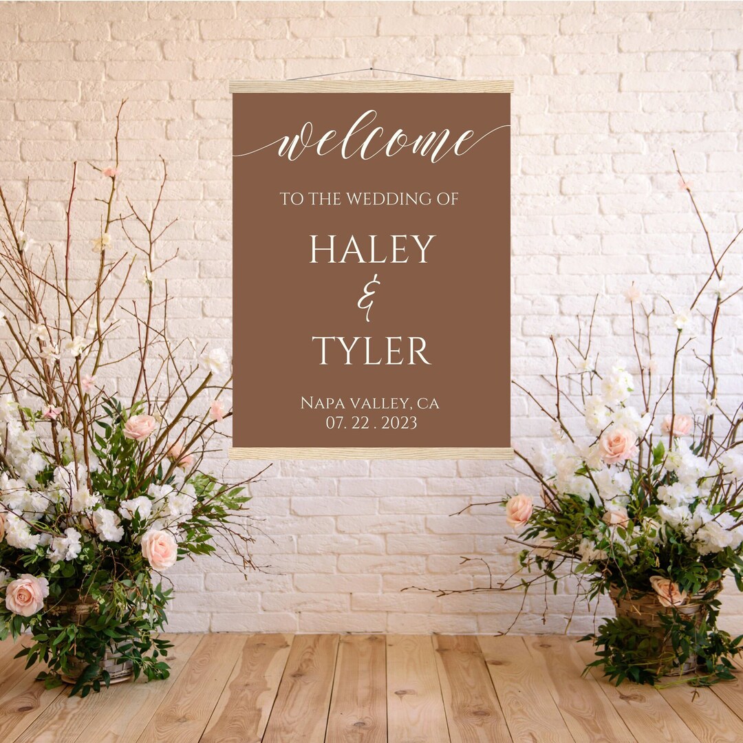 Wedding Entrance Rehearsal Dinner Large Wedding Sign|event Sign|wedding ...