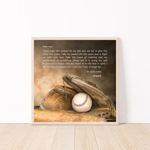 Jesus Playing Baseball Posters