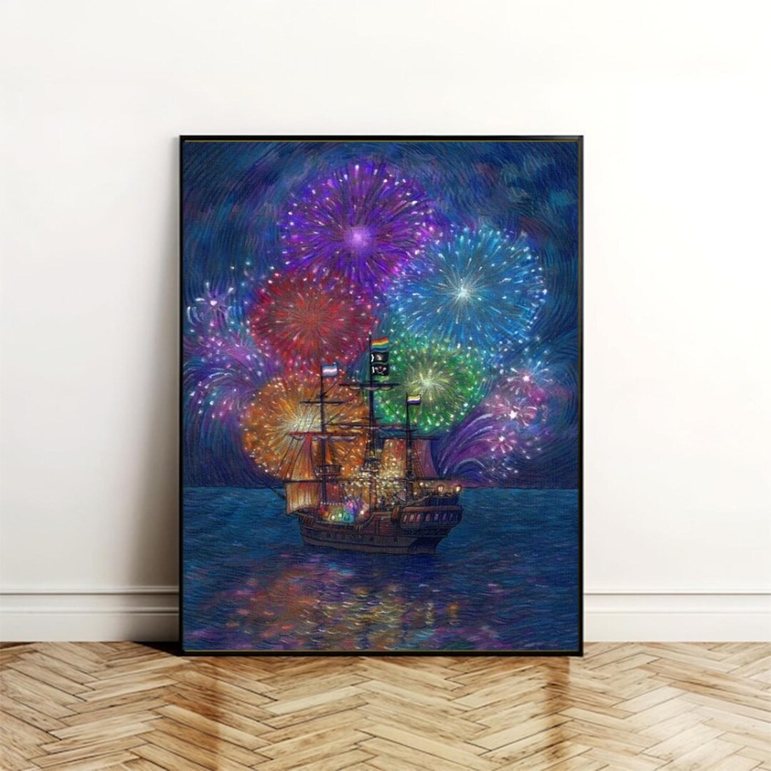 Feux D'artifice D'anniversaire De Calypso Poster - Etsy
