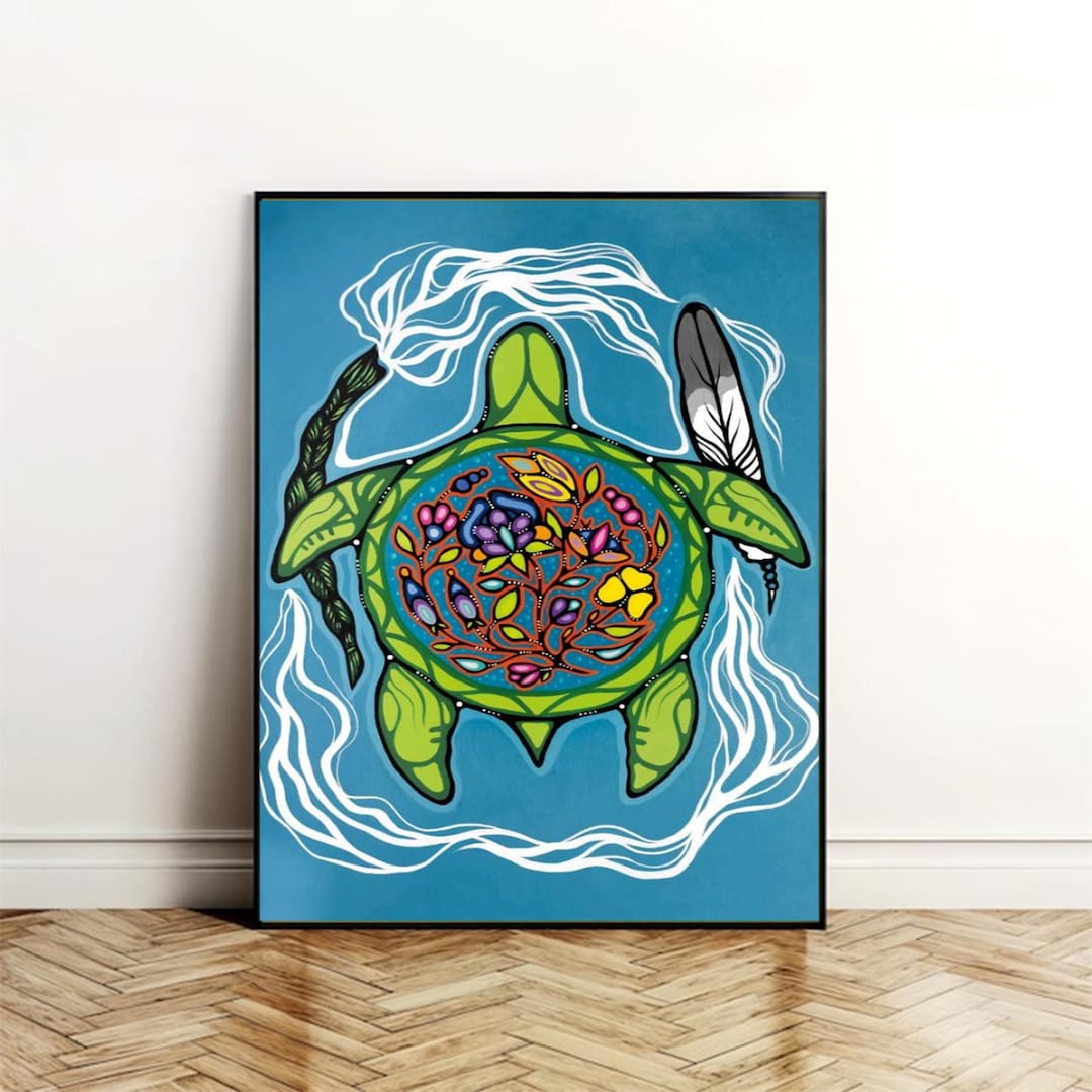 Prayers for Turtle Island by Jackie Traverse, Native Art, Indigenous ...