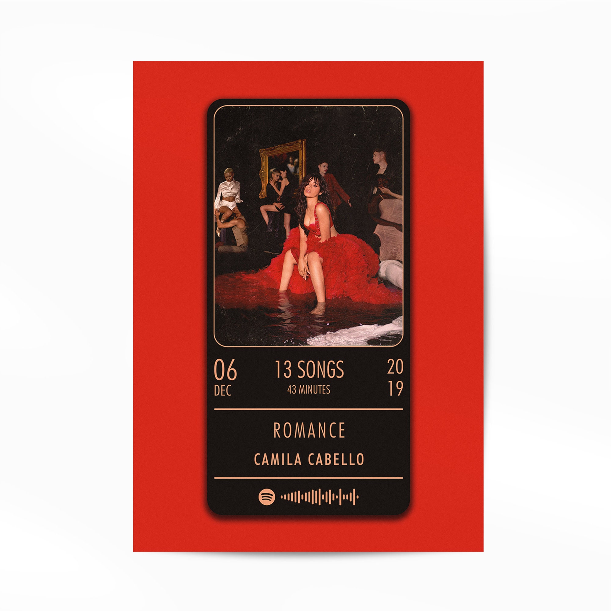 Camila Cabello Poster Romance Poster Camila Cabello Album Cover Prints ...