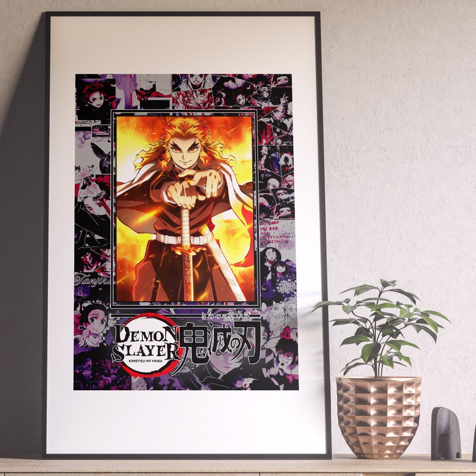 Anime Gifts Demon Poster Blade of Demon Destruction Poster sold by ...