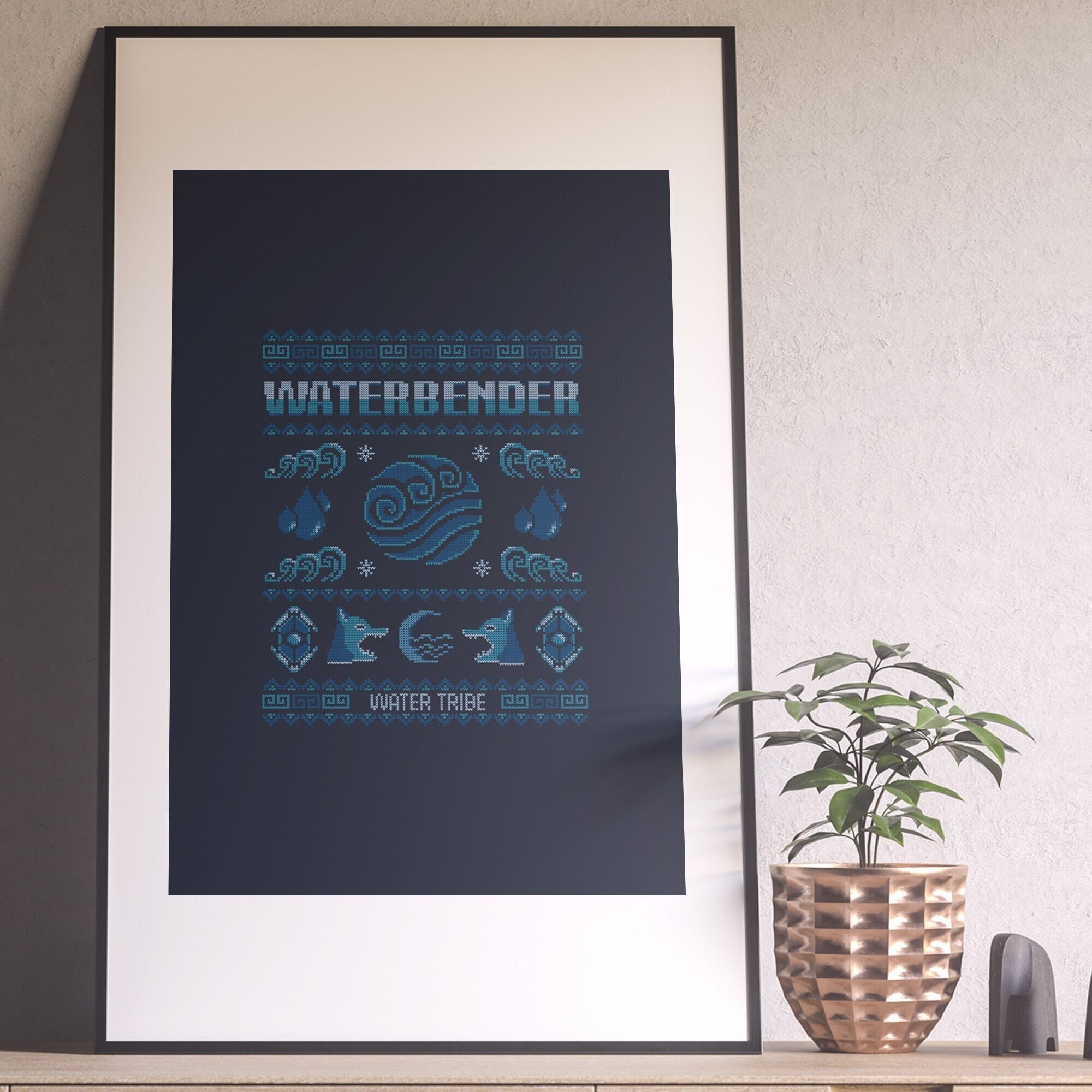 Avatar The Last Airbender Elemental Her Him Sweaters Poster Airbender ...