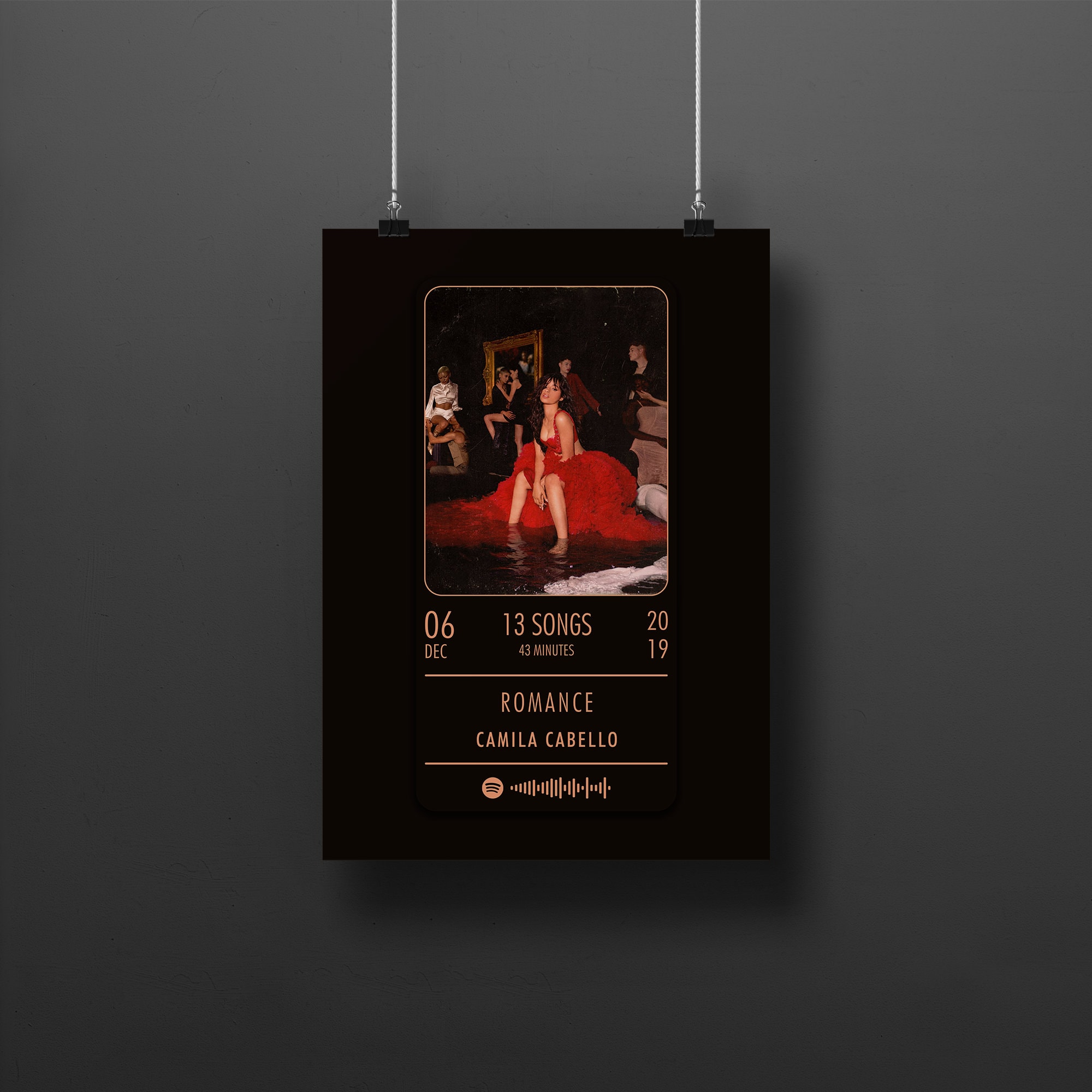 Camila Cabello Poster Romance Poster Camila Cabello Album Cover Prints ...