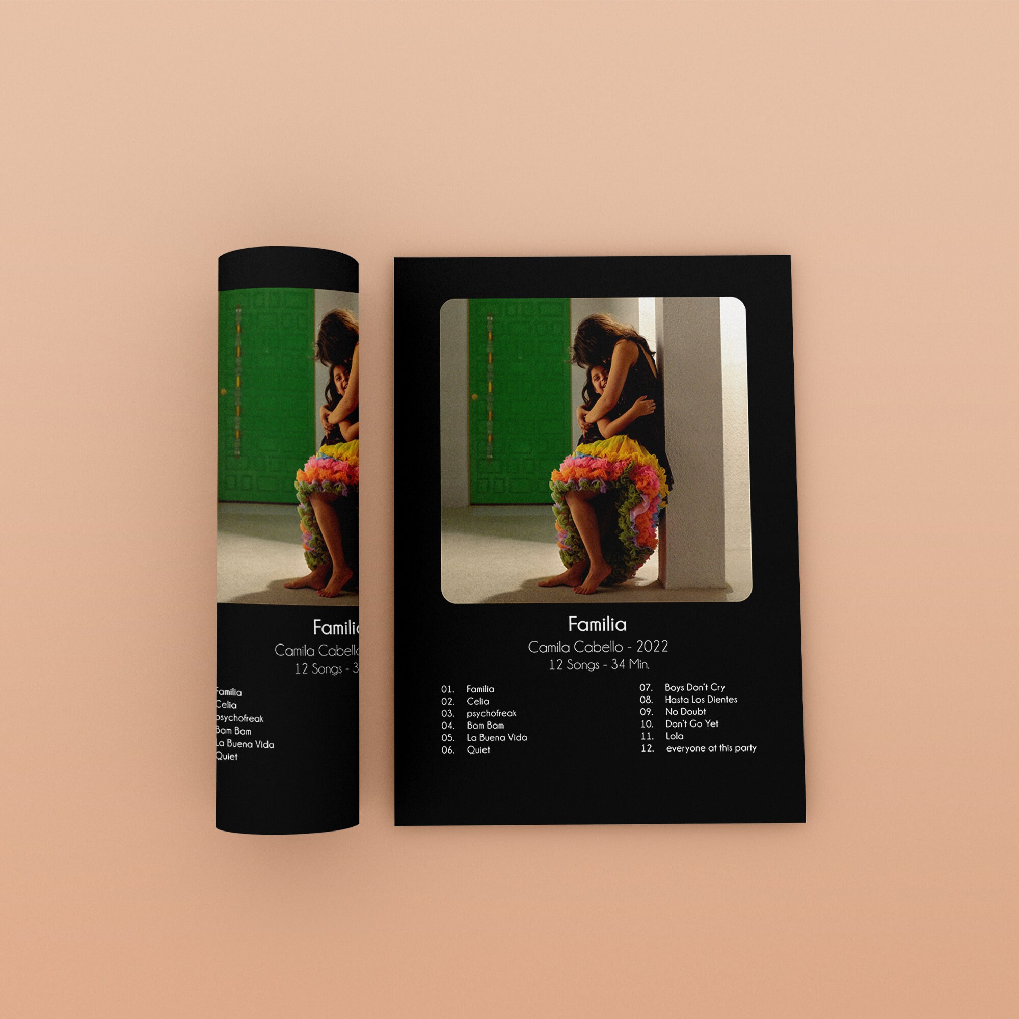 Camila Cabello Poster Familia Poster Camila Cabello Album Cover Prints ...