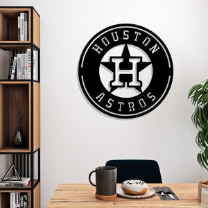 Houston Astros Metal Sign. Houston Wall Art, Texas, Astros Sign, Texas ...