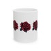 Five Red Roses Mug, Red Rose Tee Cup, Sunshine Mugs, Rose Flower Coffee ...