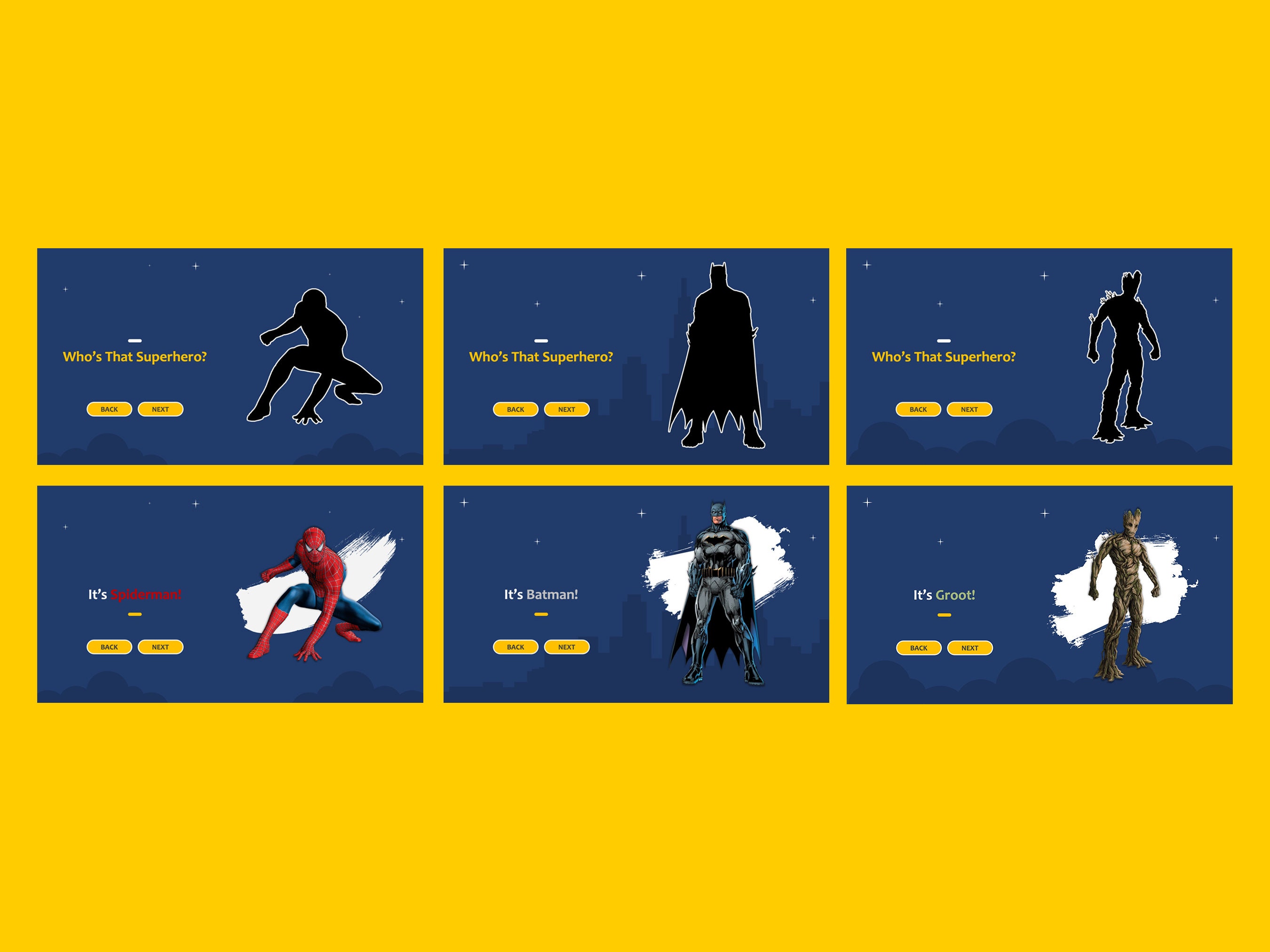 Who's That Superhero Kids Birthday Party Virtual Quiz Party Game ...