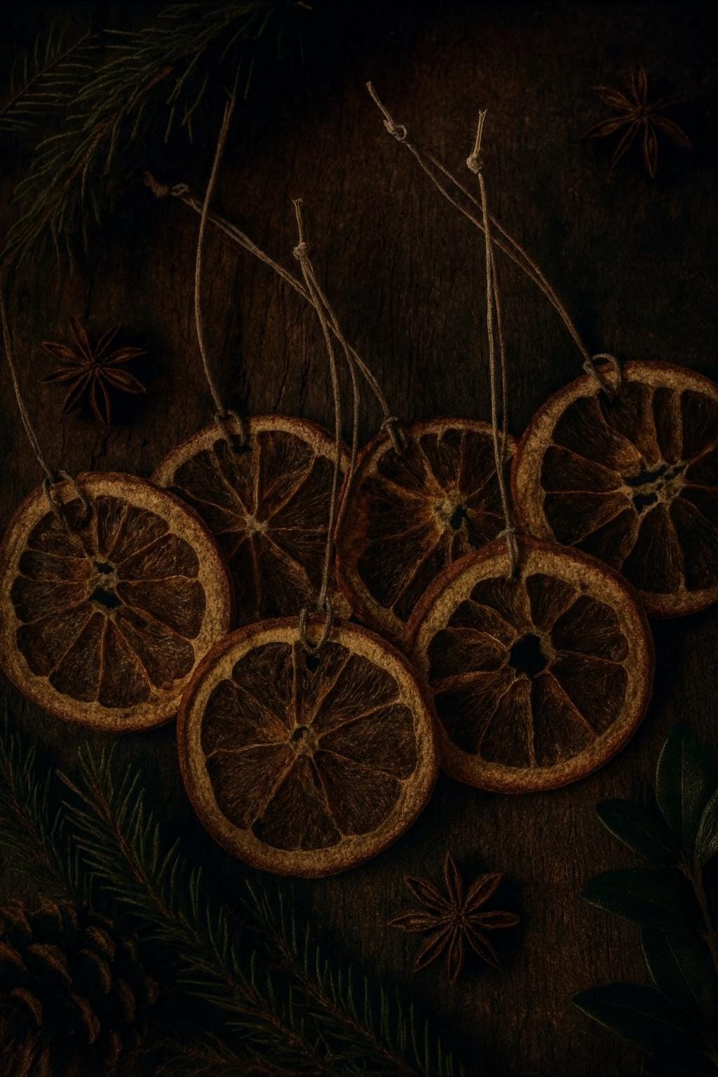 Rustic Yule Dried Orange Slice Ornaments – Witchy Yule Decor, Rustic ...