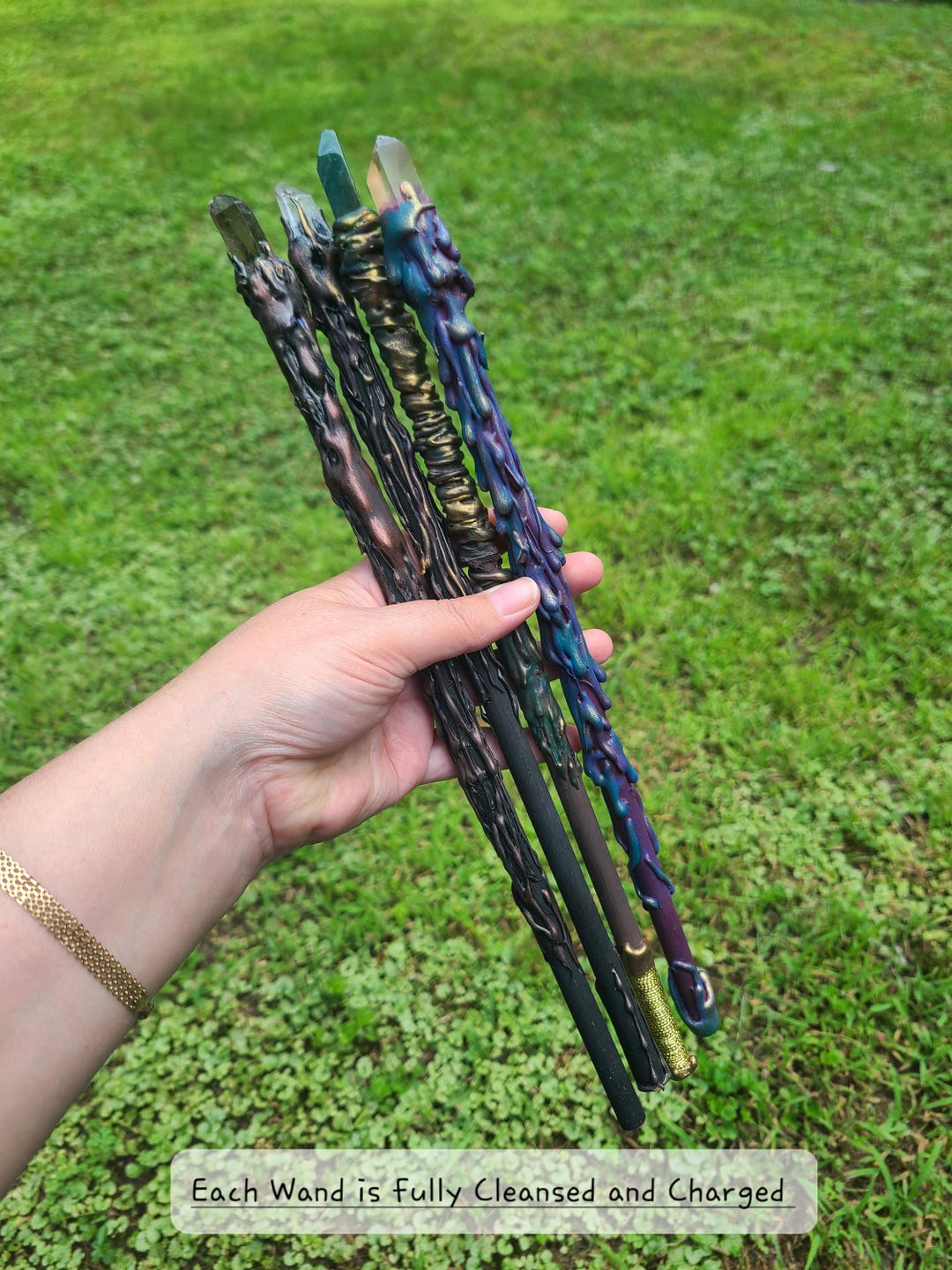 Witch Magic Wand. Crystal Magic Wand. Witch, Wizard Wand. Pagan ...