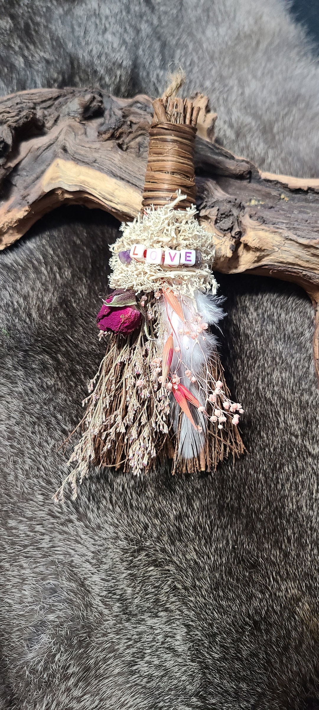 Love Besom, Witch Broom, Altar Broom, Valentines Day Gift. Wedding Gift ...