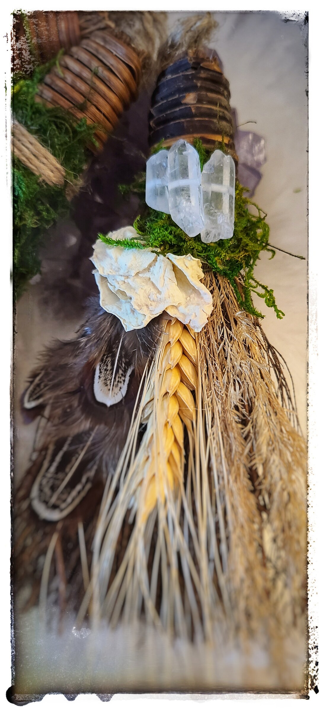 Besom, Imbolc Witch Broom, Witches Broom, Altar Broom. Home Blessing ...
