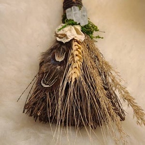 Besom, Imbolc Witch Broom, Witches Broom, Altar Broom. Home Blessing ...