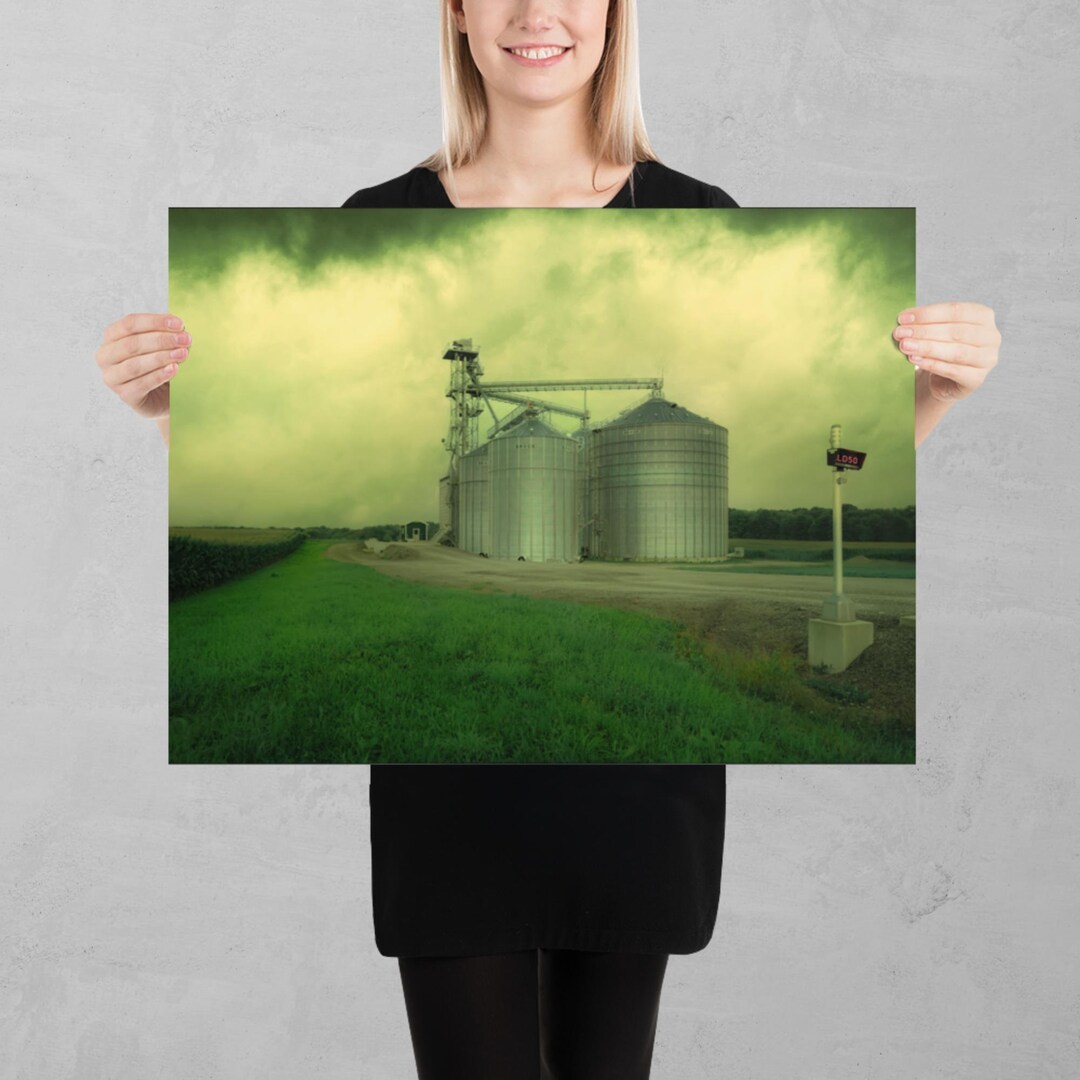 Farm Image, Storm Clouds, Unique Poster, Deep Image, Farmville LD50 - Etsy