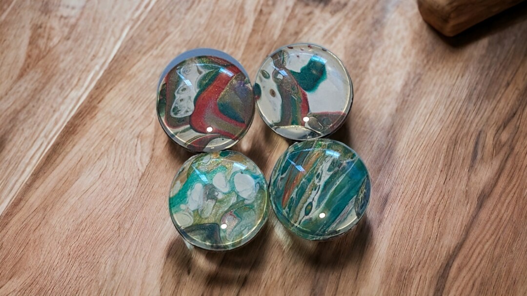 Round Glass Magnet Sets - Etsy