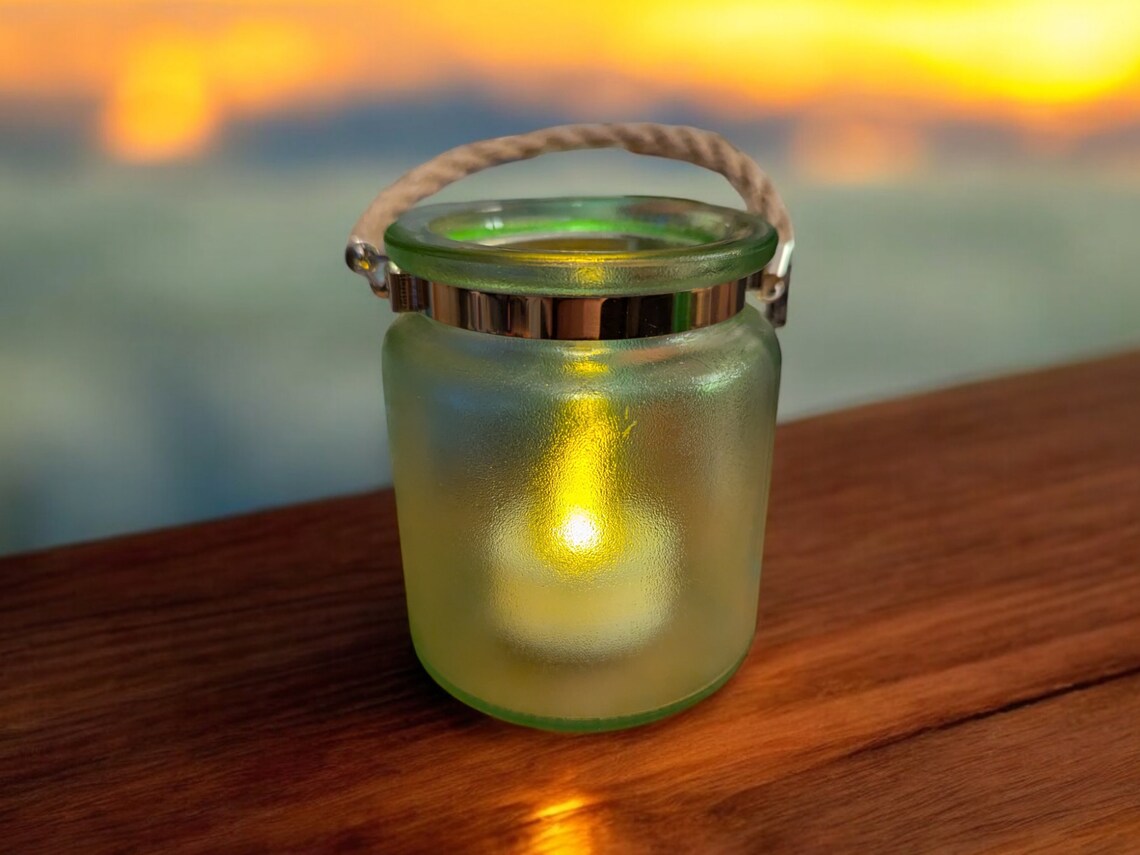 Set of 3 Small Glass Jars - Etsy