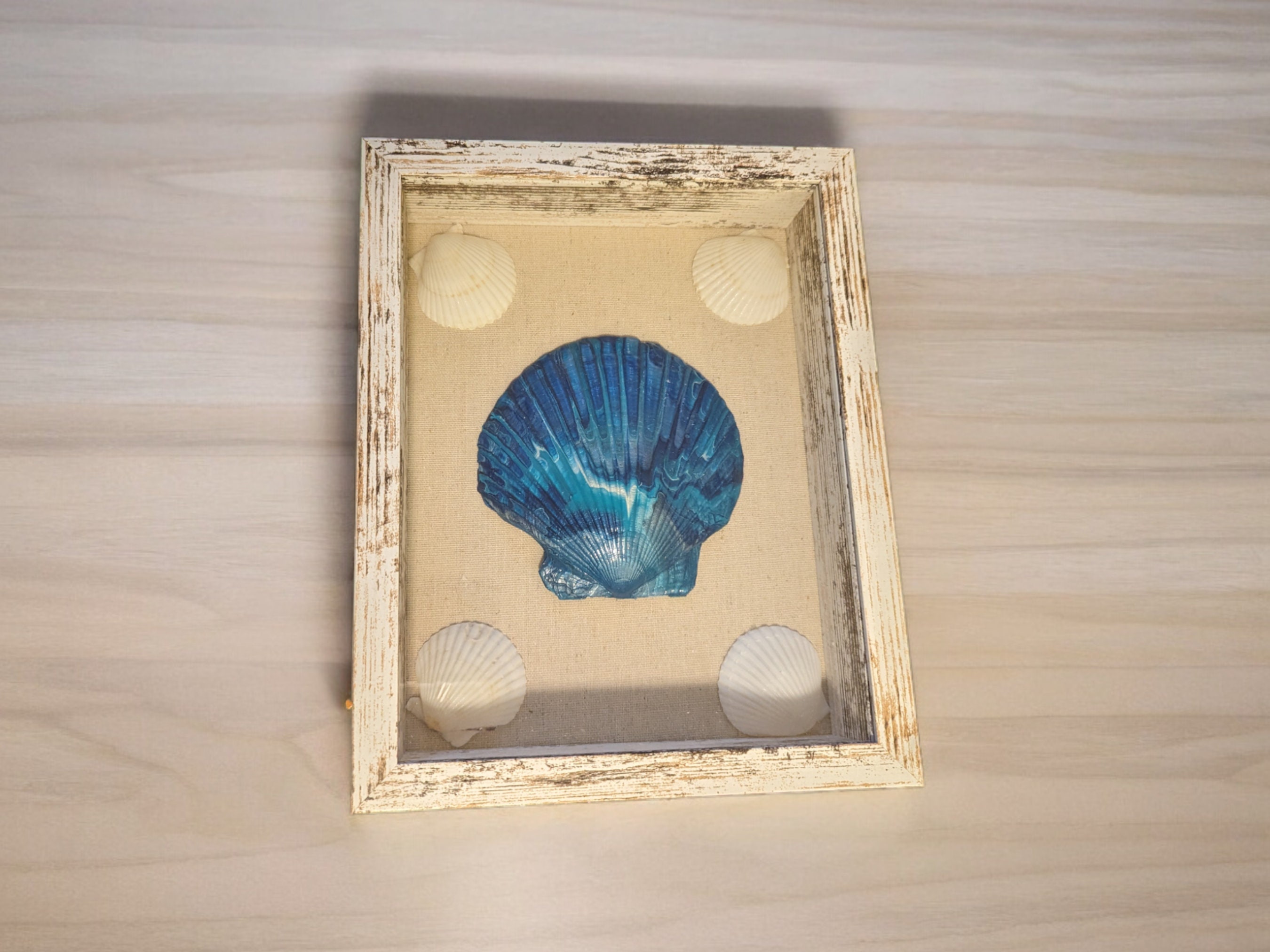 Sea Shell Art Shadow Box - Etsy