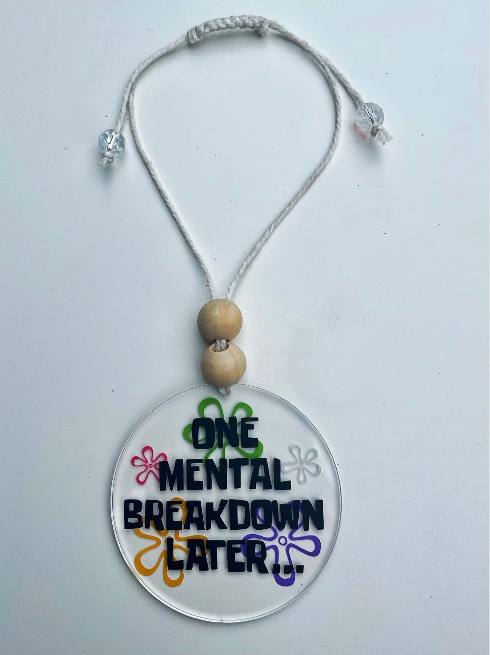 Underwater Flowers Car Charm | Rearview Mirror Decor | Car Accessory - Etsy
