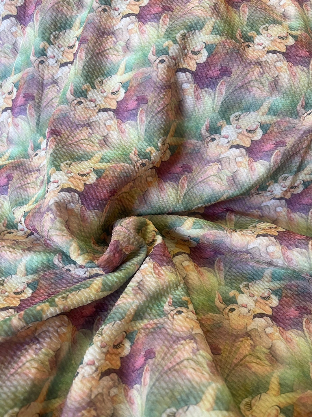 Floral Bunnies | Bullet Fabric L RTS L DIY L Bows L Clothing L 4 Way ...