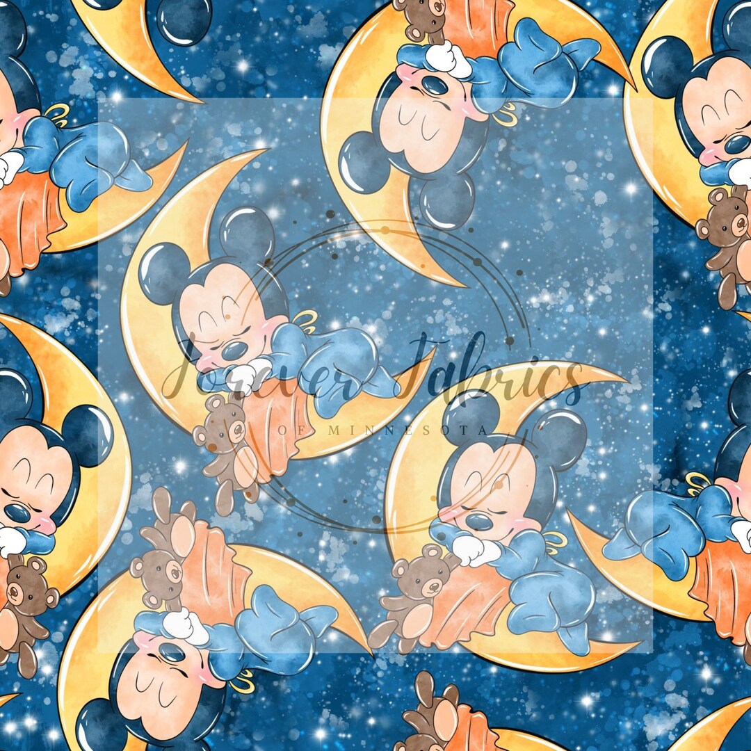 Mice on the Moon | Preorder Fabric by the Yard | Bullet | DBP | Wide ...