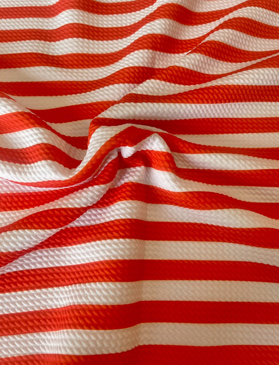 Orange Stripe | Bullet Fabric L RTS L DIY L Bows L Clothing L 4 Way ...