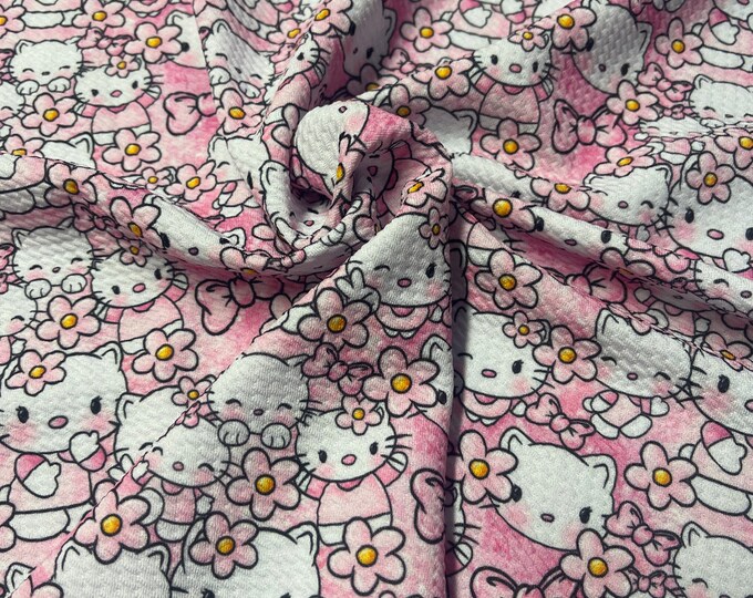 Pink Kitty 2 . | Bullet Fabric L RTS L DIY L Bows L Clothing L 4 Way ...