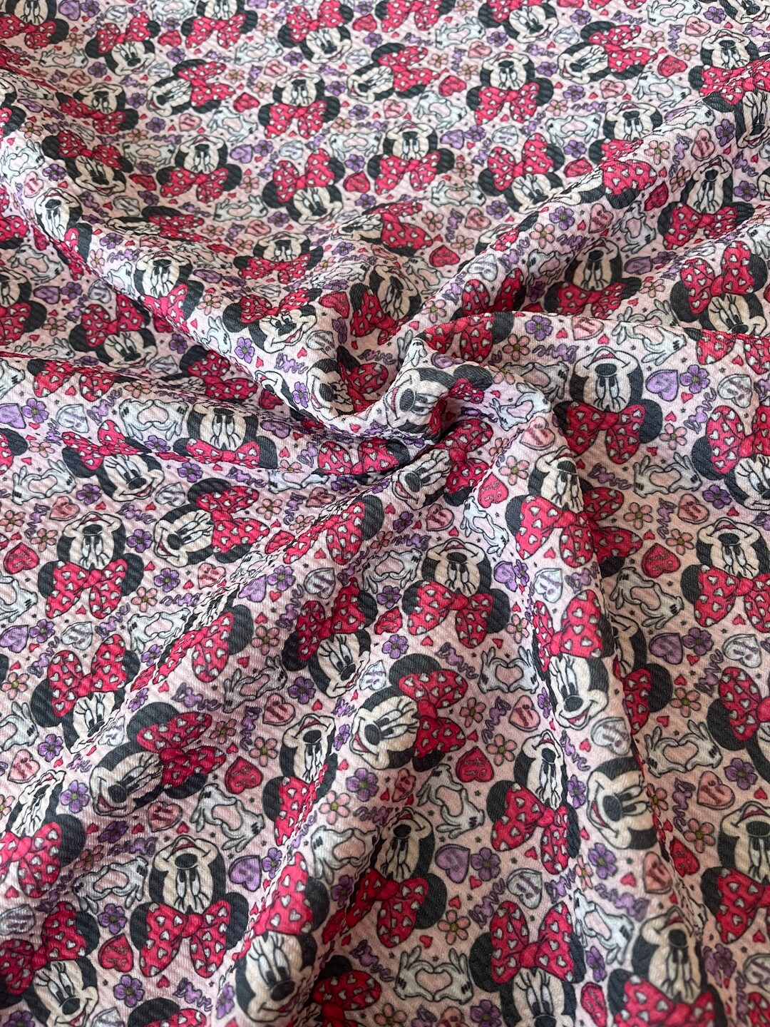 I Love You Min | Bullet Fabric L RTS L Diy L Bows L Clothing L 4 Way ...