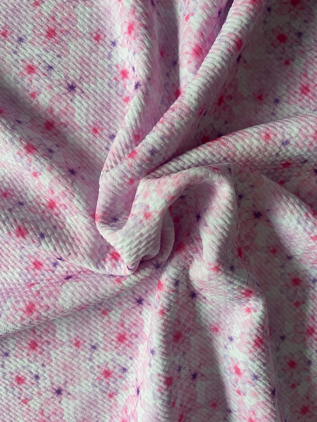 Pink Florals | Bullet Fabric L RTS L DIY L Bows L Clothing L 4 Way ...