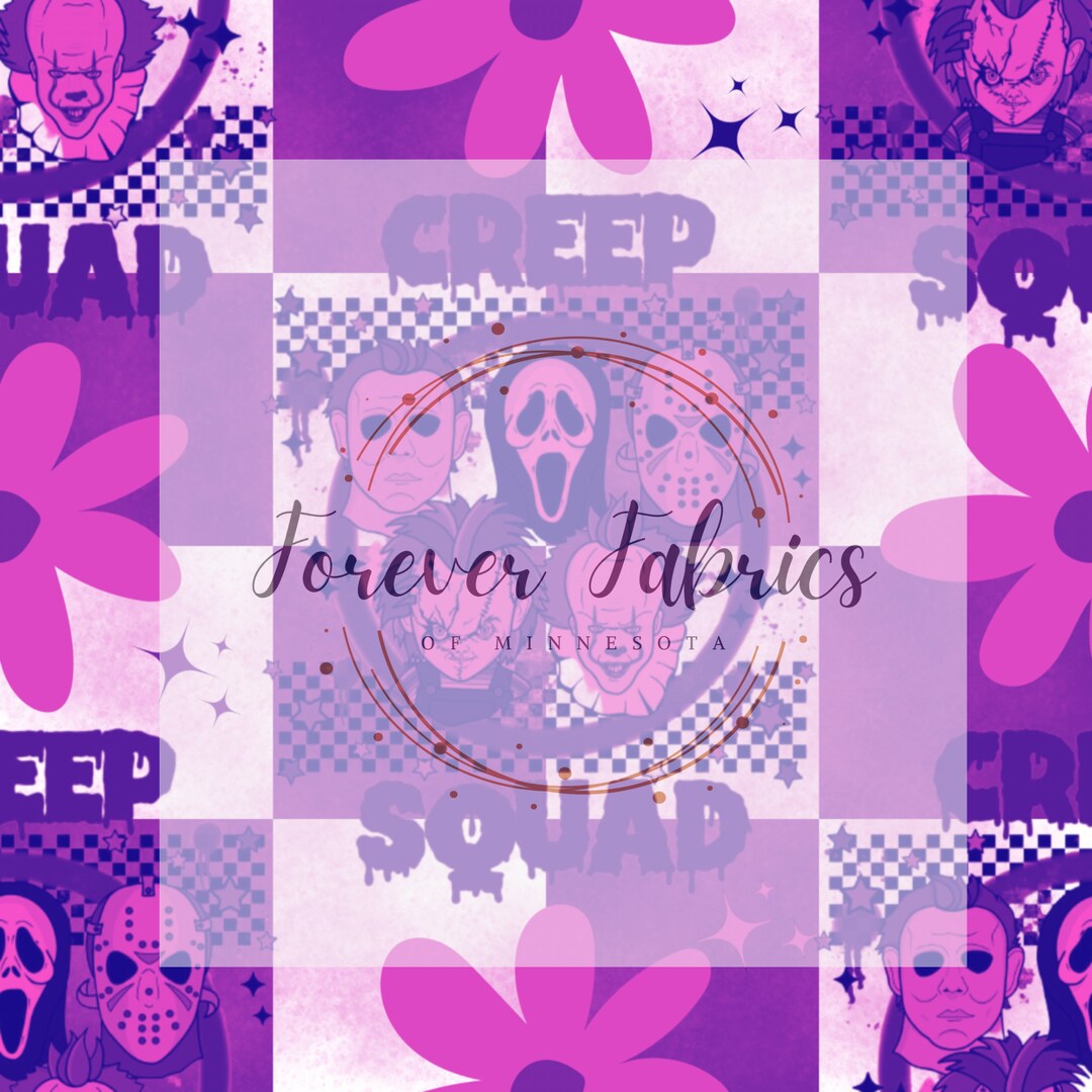 Creep Squad | Preorder Fabric by the Yard | Bullet | DBP | Wide Rib ...