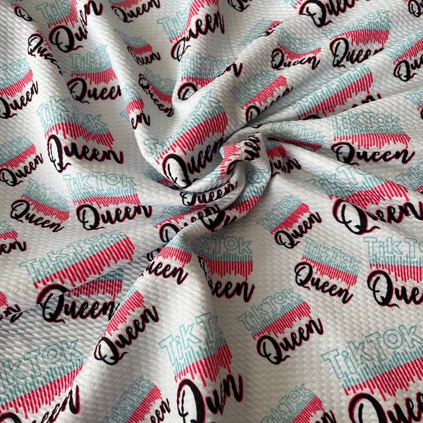 Tik Tok Fabric - Etsy