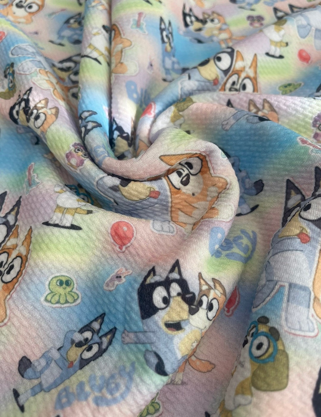 Pastel Blue | Bullet Fabric L RTS L DIY L Bows L Clothing L 4 Way ...