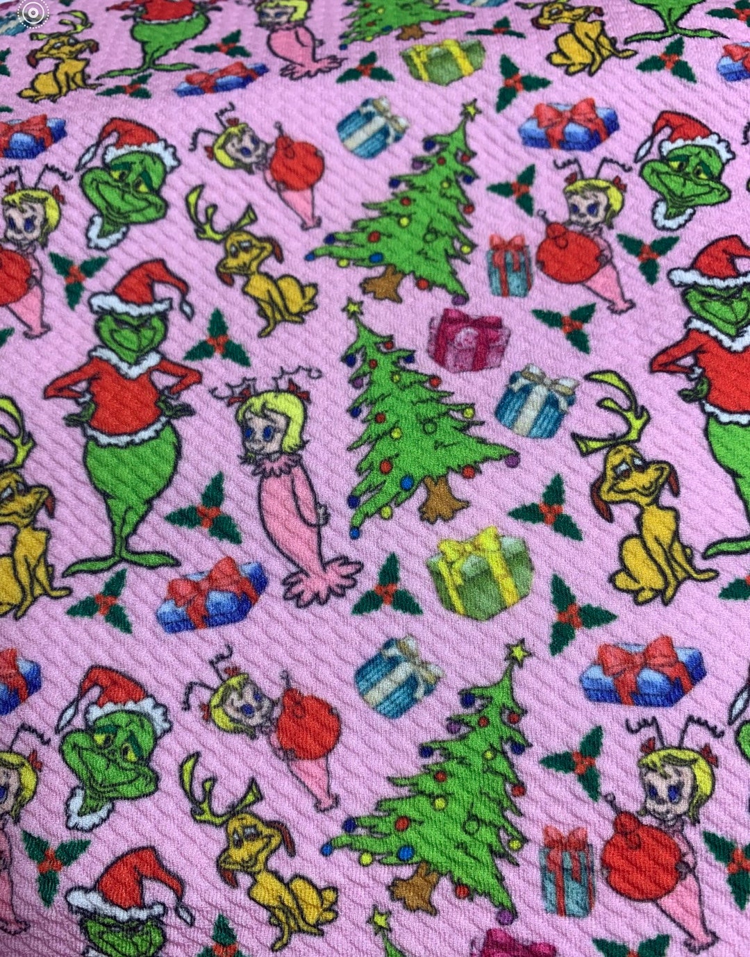 Pinker Grinch & Cindy Lou| Bullet Fabric l RTS l DIY l Schleifen l ...