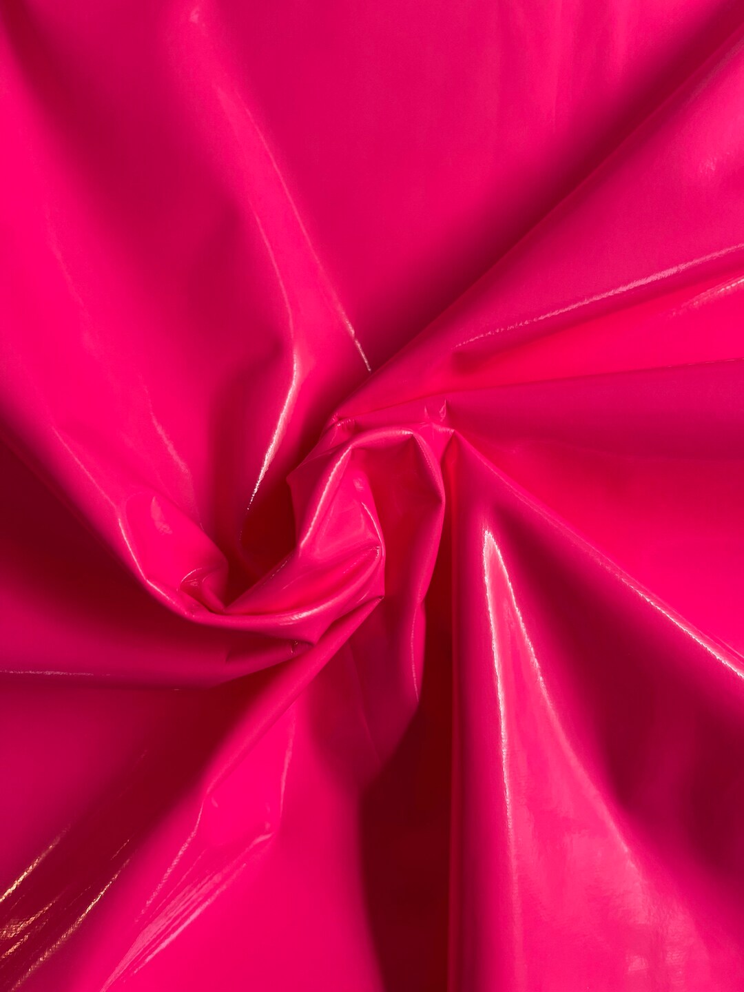 Hot Pink Plastics | Plastics Fabric L RTS L DIY L Bows L Clothing L 4 ...