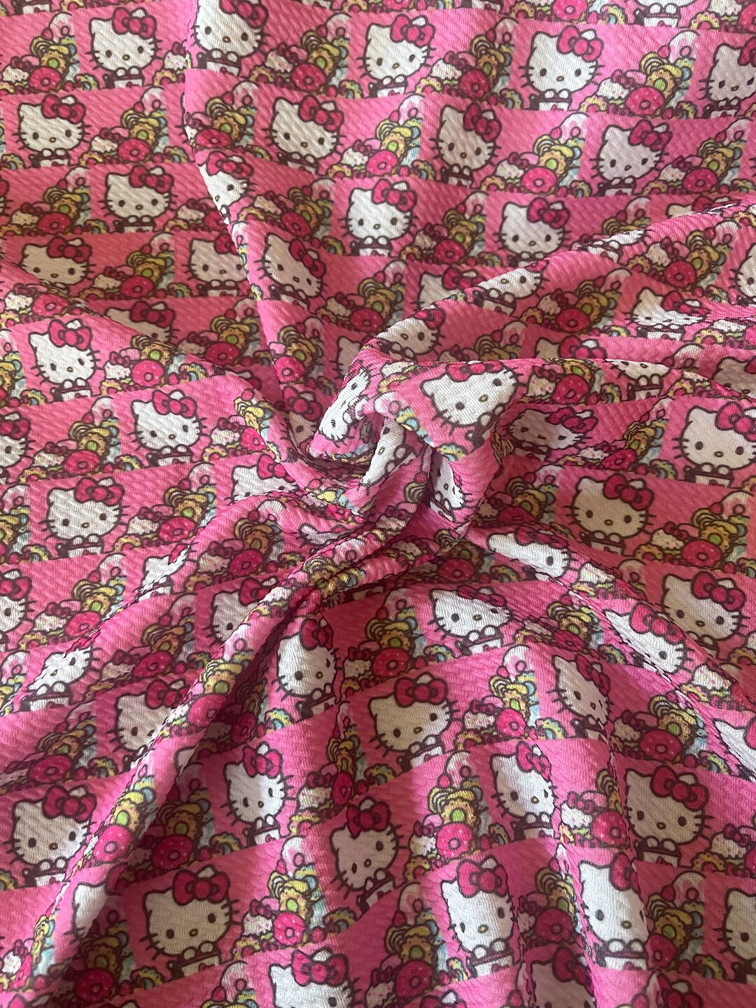 Pink Kitty | Bullet Fabric L RTS L DIY L Bows L Clothing L 4 Way ...