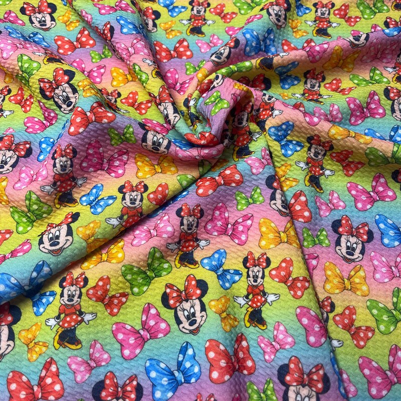 Minnie Mouse Fabric - Etsy